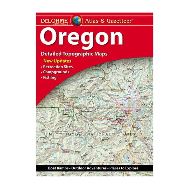 DeLorme Atlas & Gazetteer: Oregon Outdoors Exploration Guide, Full ...