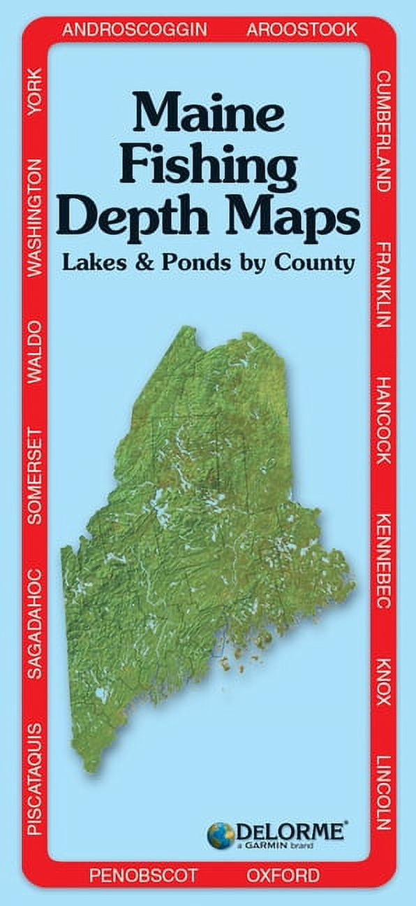 Delorme Maine Fishing Depth Maps -- Rand McNally - Walmart.com