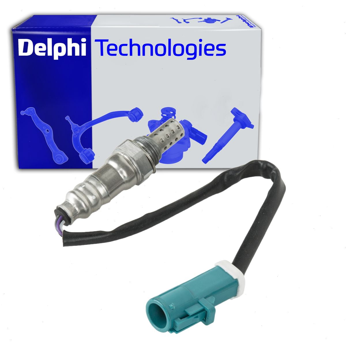 Delphi Rear Oxygen (O2) Sensor compatible with Ford Explorer Sport Trac 4.0L 4.6L V6 V8 2001 ...