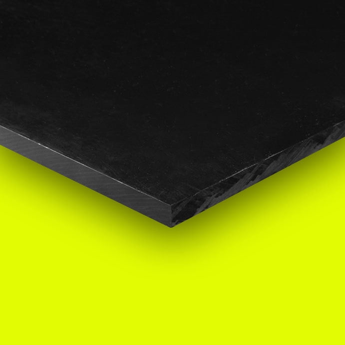 Delrin - Acetal Plastic Sheet 3/4" x 24" x 24" - Black Color - Walmart.com