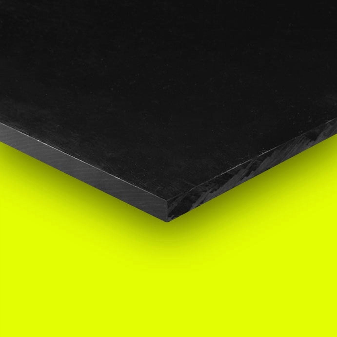 Delrin - Acetal Plastic Sheet 4" x 12" x 12" - Black Color Free ...