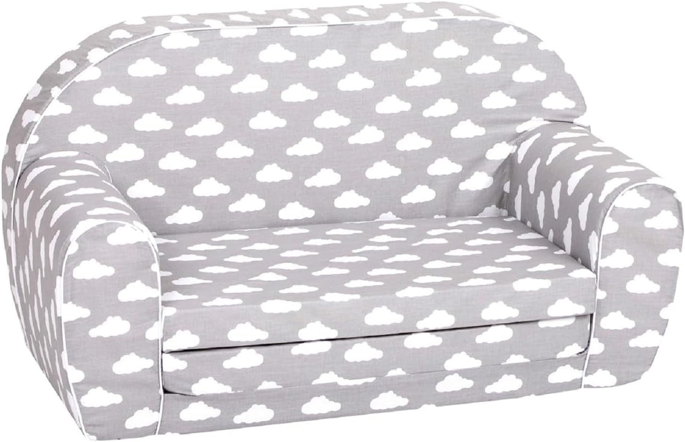 Delsit 2-in-1 Foldable Sofa & Bed for Toddlers - Convertible Soft ...