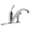 Delta Collins Kitchen Faucet with Integral Side Spray, Available in ...