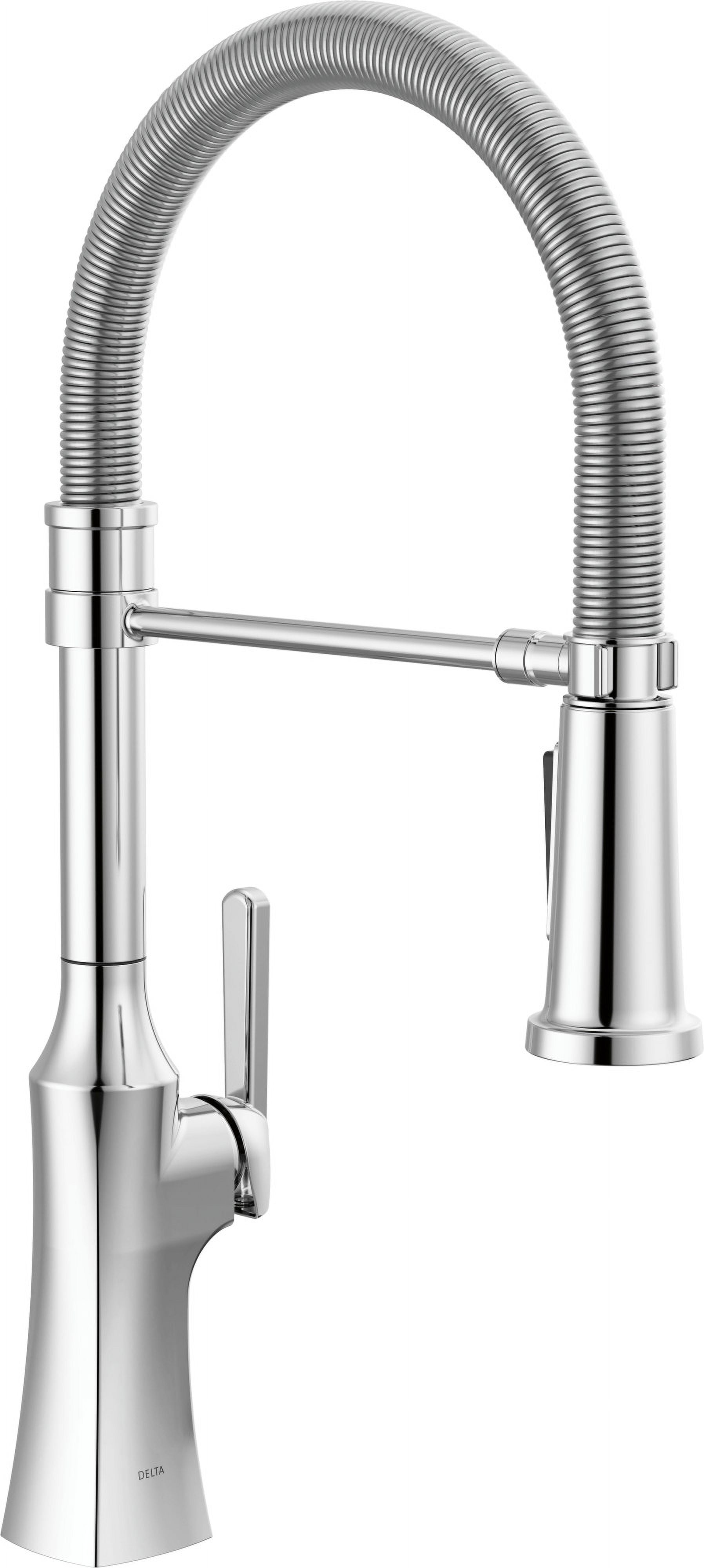 Delta 18887-Dst Ermelo 1.8 GPM Single Hole Pre-Rinse Spring Spout Pull ...