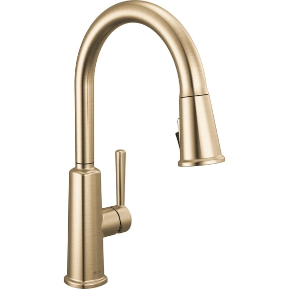Delta 19868Lf Nicoli 1.8 GPM Single Hole Pull Down Kitchen Faucet ...
