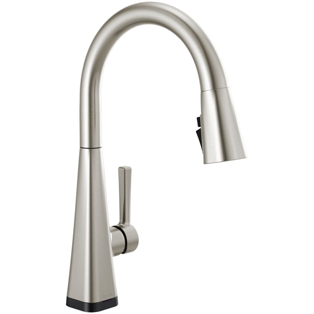 Delta 19802Tz-Dst Lenta Pull-Down Kitchen Faucet - SpotShield Stainless ...