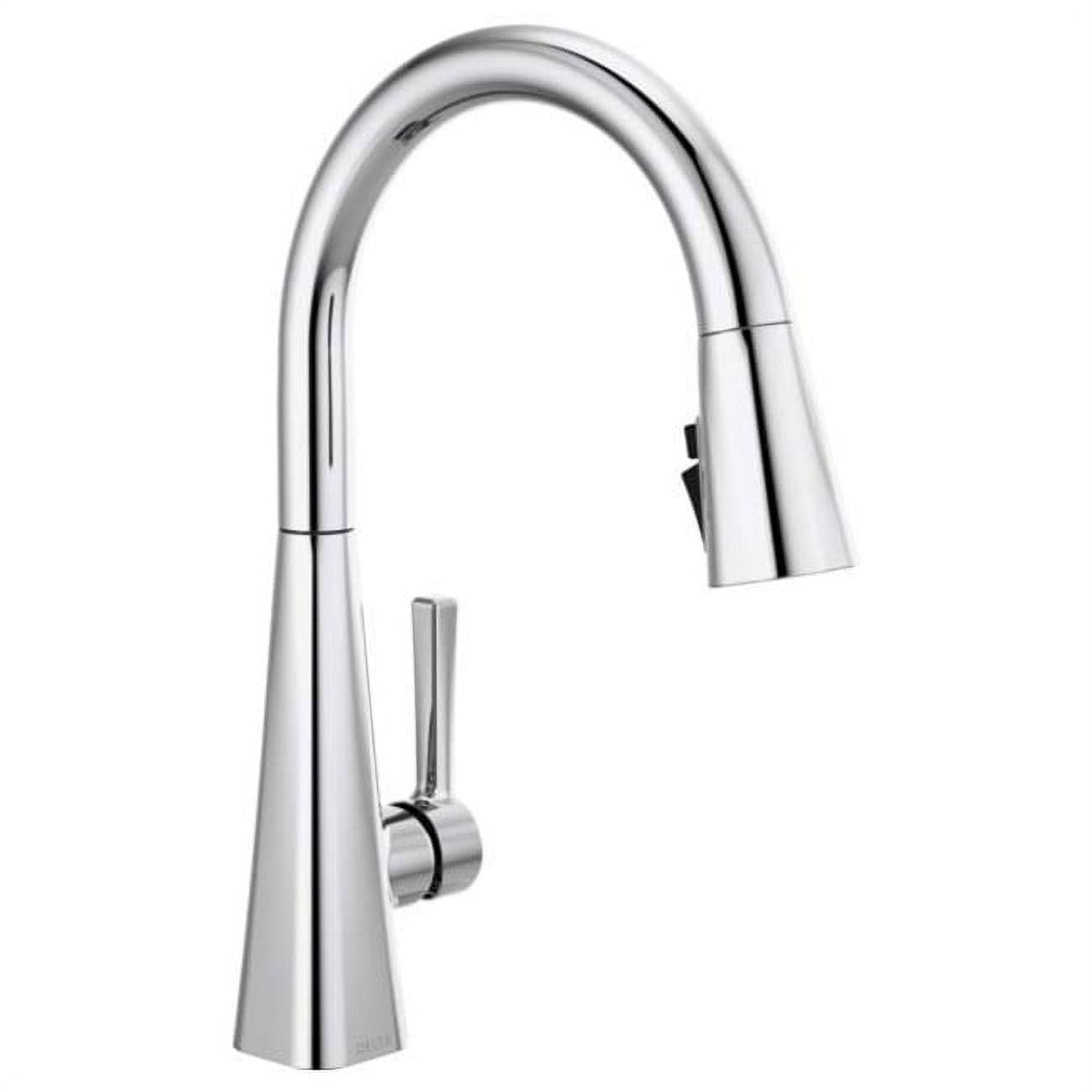 Delta 19802Z-Dst Lenta Single-Handle Pull-Down Kitchen Faucet - Chrome ...