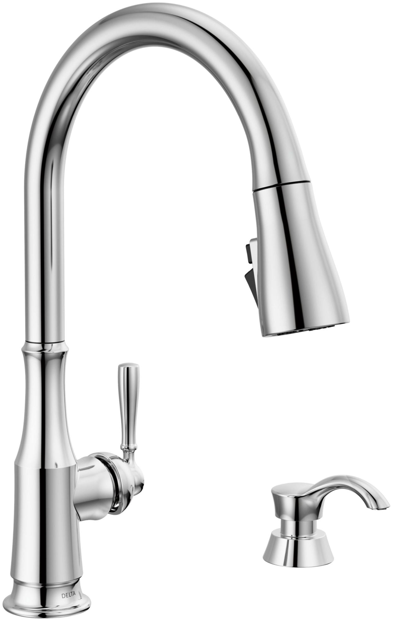 Delta 19877Z-Sd-Dst Capertee 1.8 GPM Single Hole Pull Down Kitchen ...