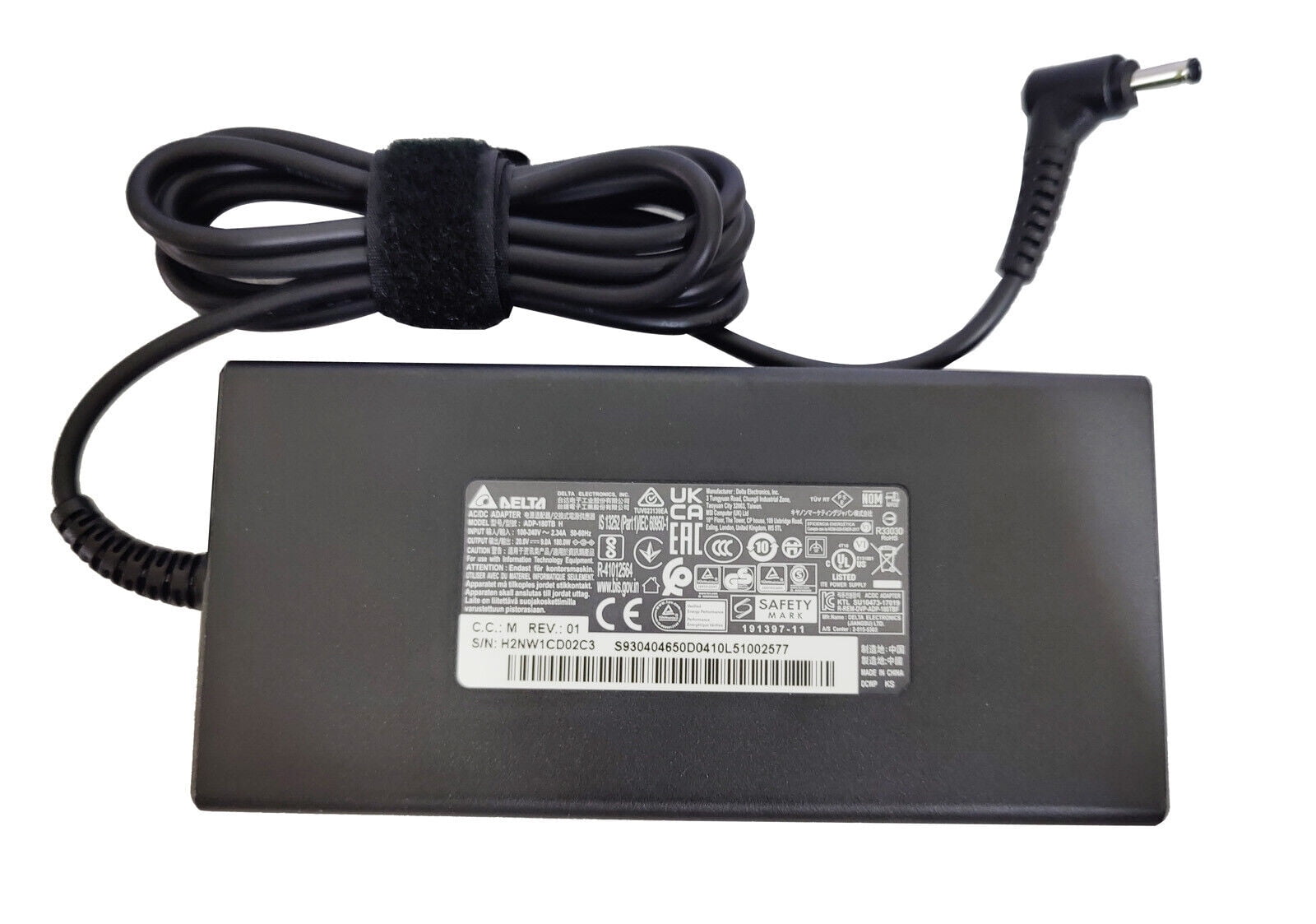 Delta 20V 9A 180W AC Power Adapter For MSI Creator Z16 A11UET-043 ADP ...