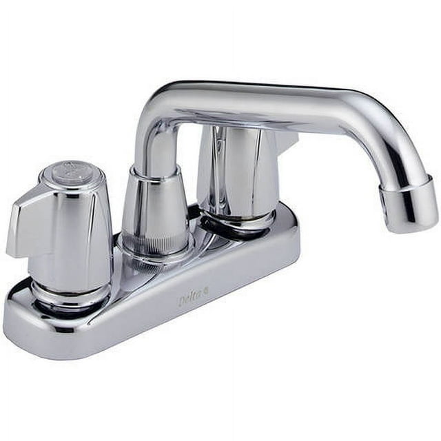 Delta 2123LF Classic Lavatory Faucet with Two Blade Handles, Chrome ...