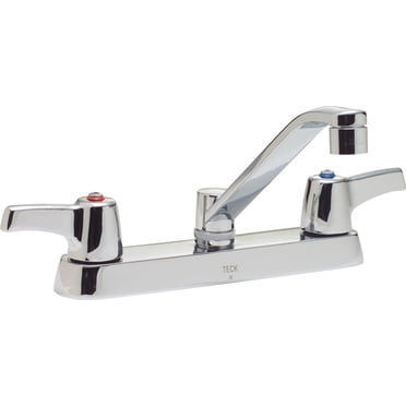 Delta Lahara Two Handle 8 in. Widespread Lavatory Faucet in Stainless ...