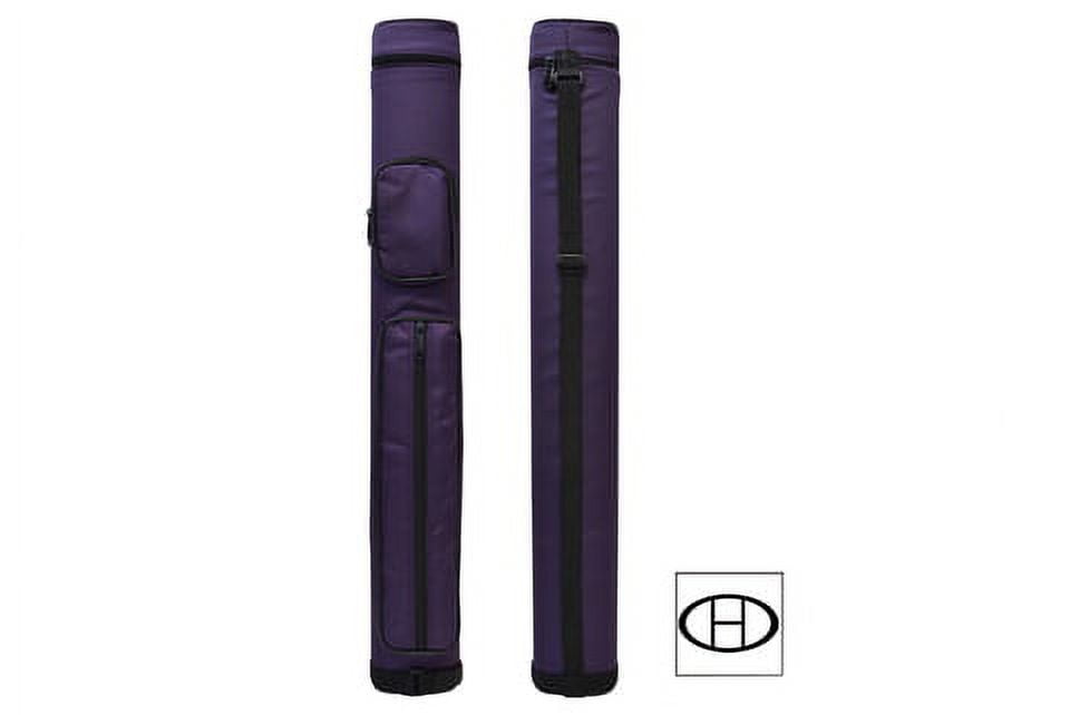 Delta 2x2 Nylon Billiards Pool Cue Stick Case w/ Dividers (Purple) - 2 ...