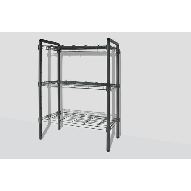 Delta 3-Tier Wire Shelving Rack - Adjustable Shelves - Walmart.com