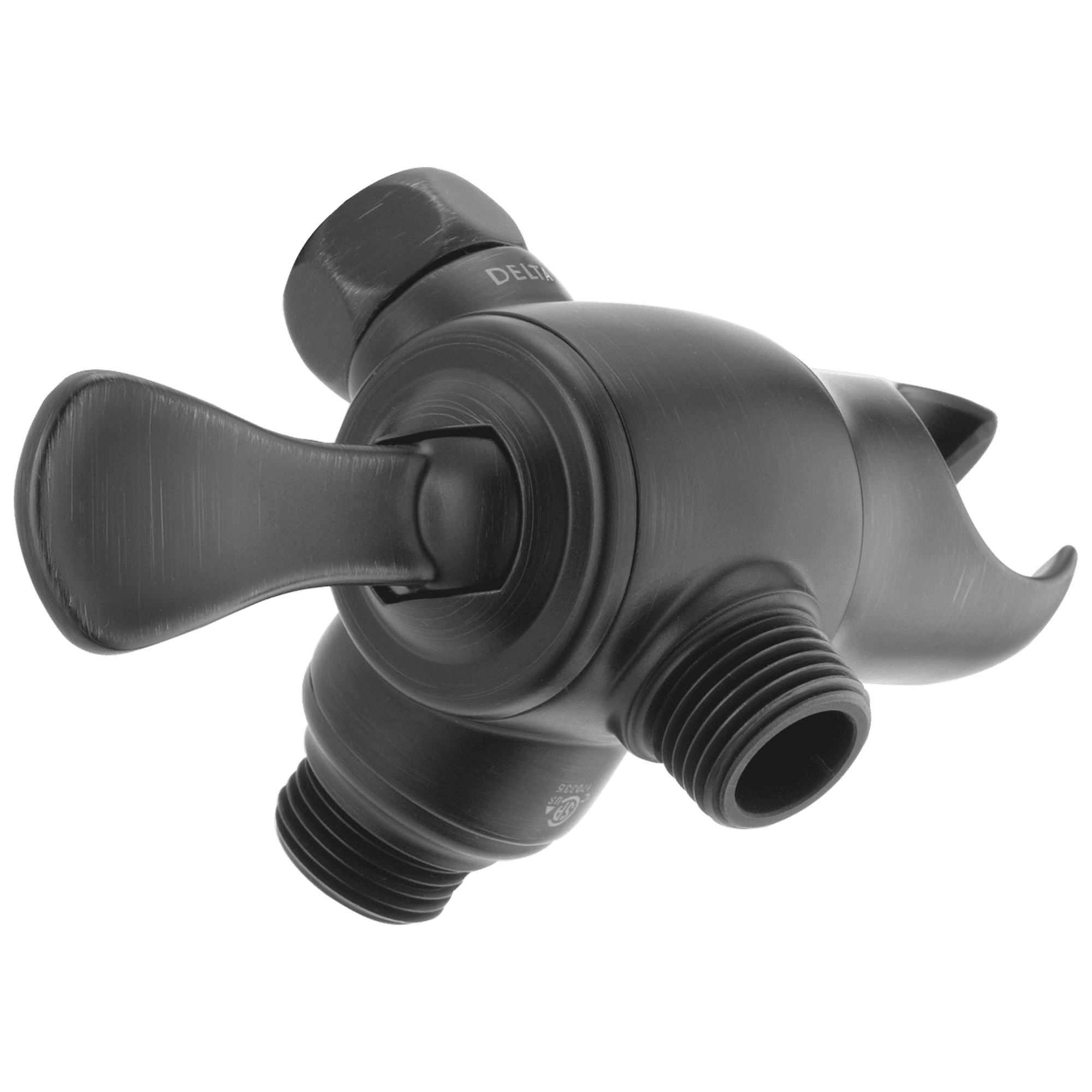 Delta 3-Way Shower Arm Diverter with Hand Shower Mount in Venetian ...