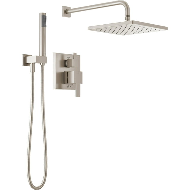 Delta 342701 Modern Square Non Shared Function Shower System Package ...