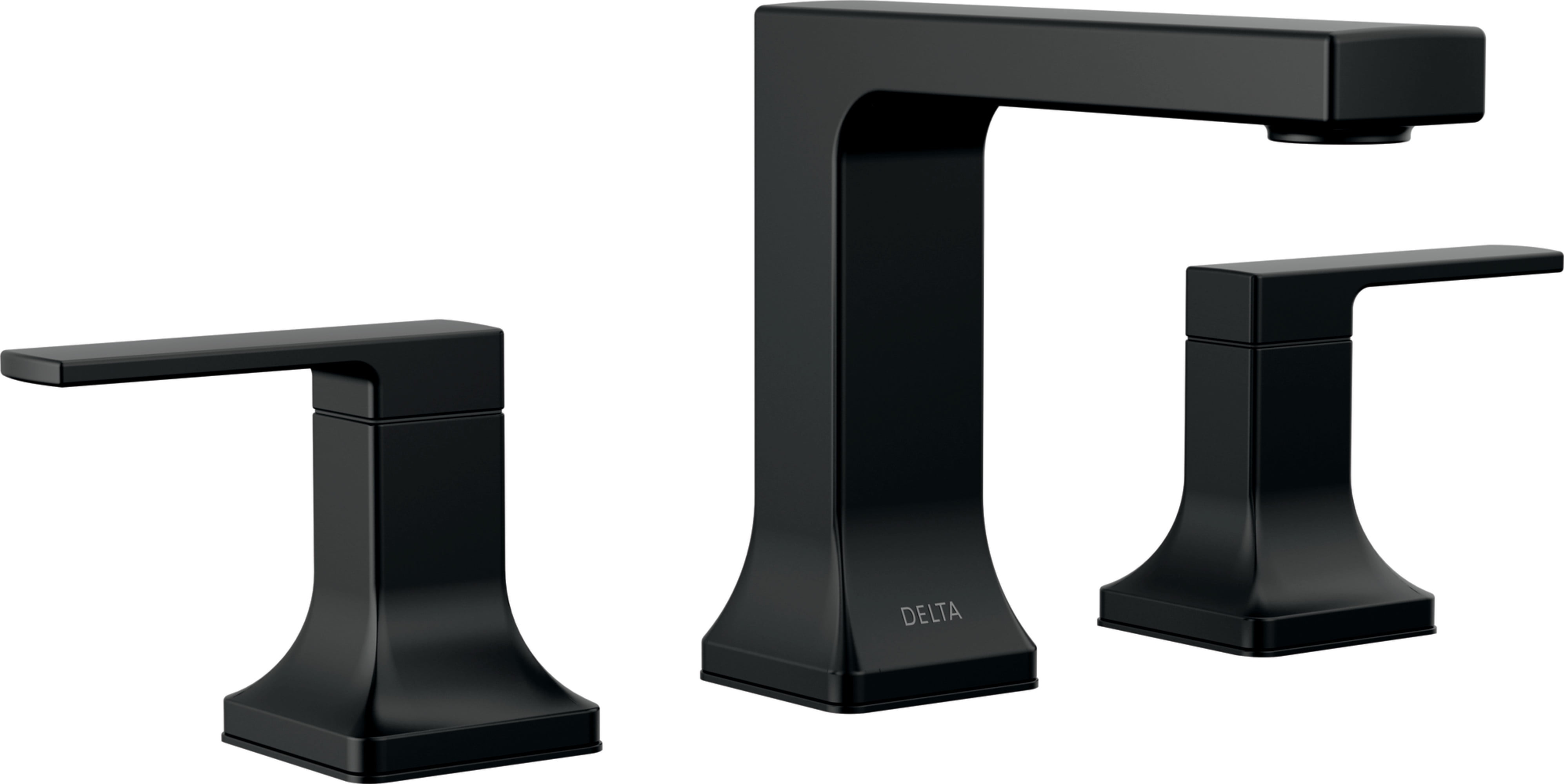 Delta 3537Lf-Mpu Velum 1.2 GPM Widespread Bathroom Faucet - Black ...