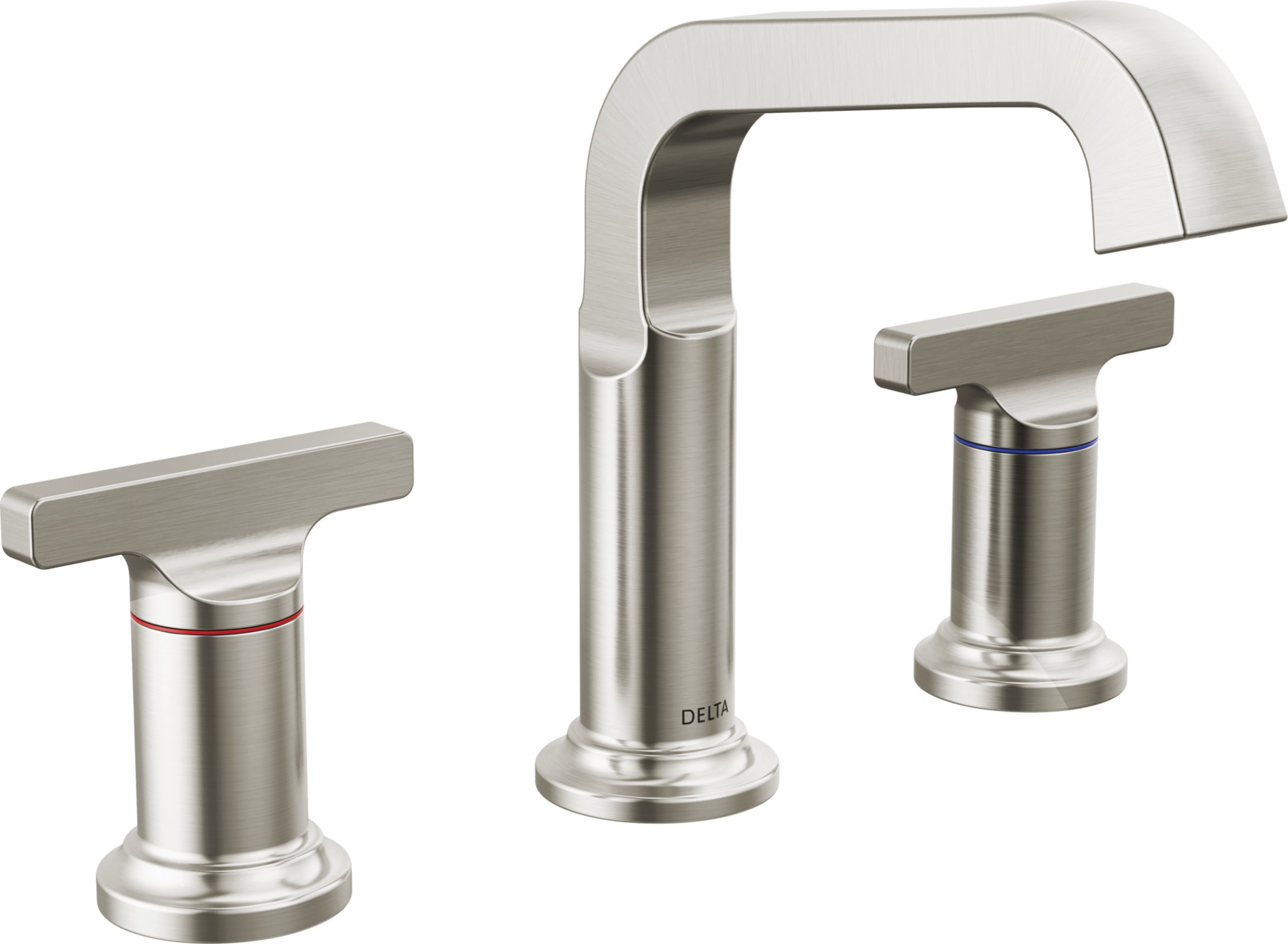 Delta 35587-Dst Tetra 1.2 GPM Widespread Bathroom Faucet - Lumicoat Stainless - Walmart.com