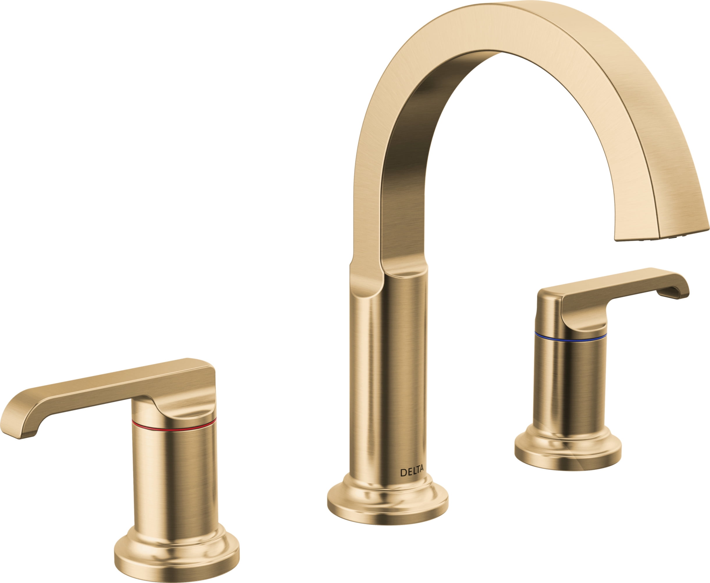 Delta 35588-Dst Tetra 1.2 GPM Widespread Bathroom Faucet - Lumicoat Champagne Bronze - Walmart.com