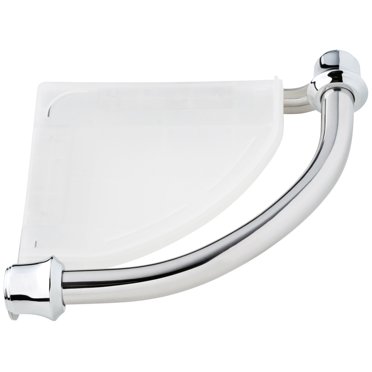 Delta Cassidy 24" Glass Shelf with Removable Bar, Stainless - Walmart.com