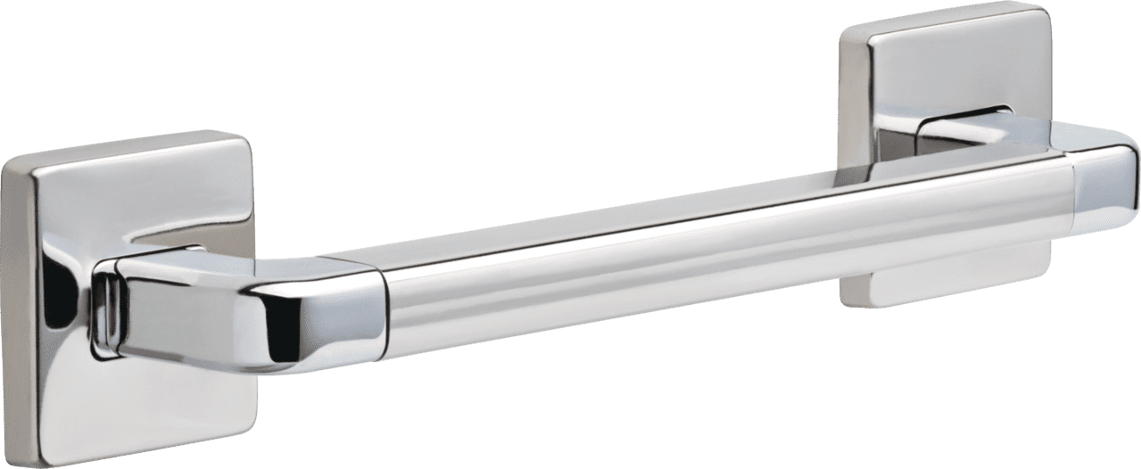 Delta 41912 12" Angular Modern Decorative ADA Grab Bar, Chrome HSA/FSA ...