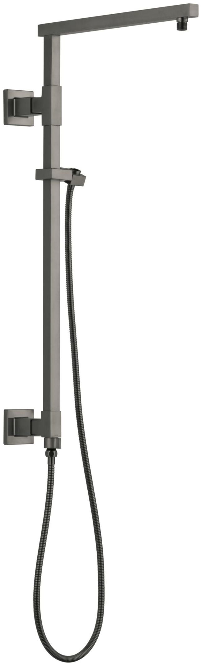 Delta 58420 Emerge 26" Angular Shower Column - Lumicoat Black Stainless ...