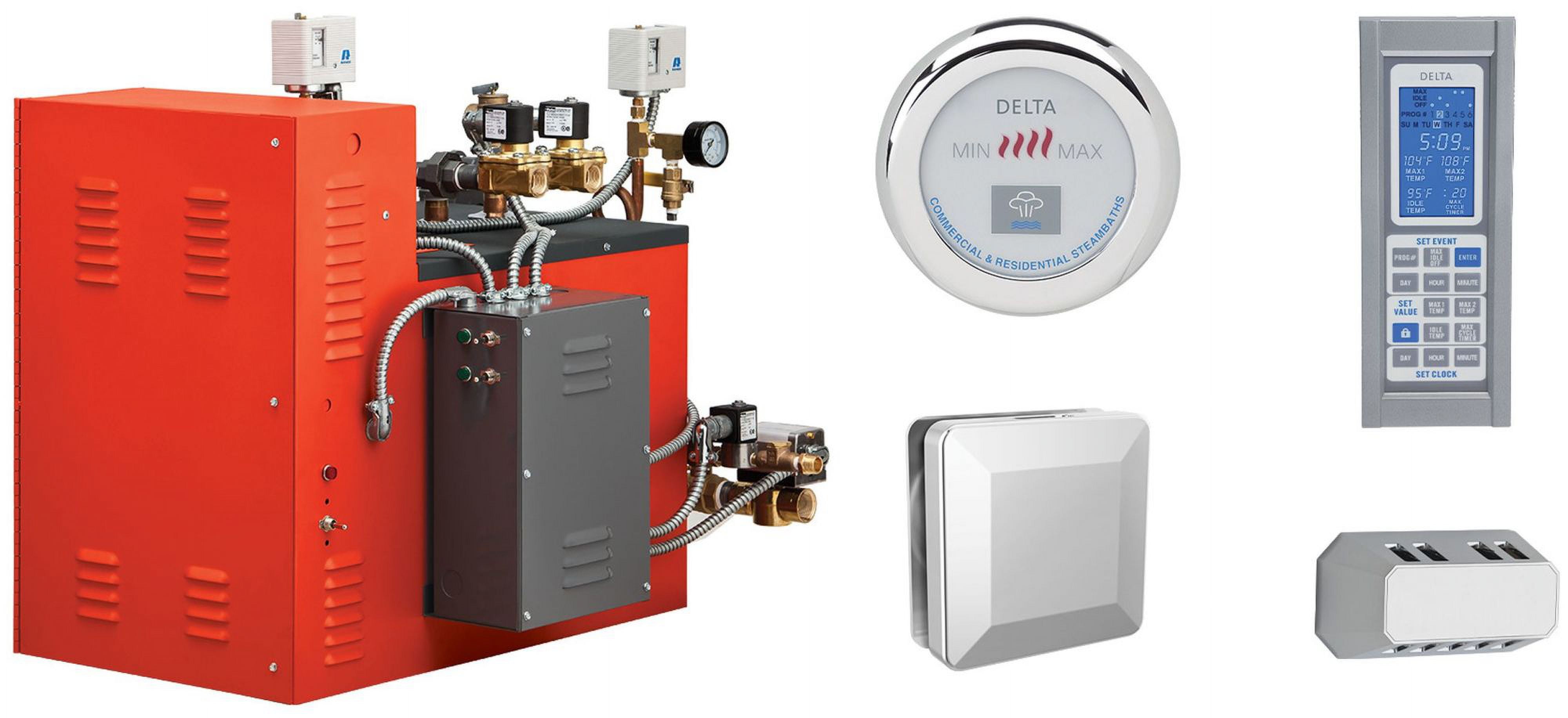Delta 5Com30-Pac-630-240-03 Commercial Steam Shower Generator Kit 30Kw ...