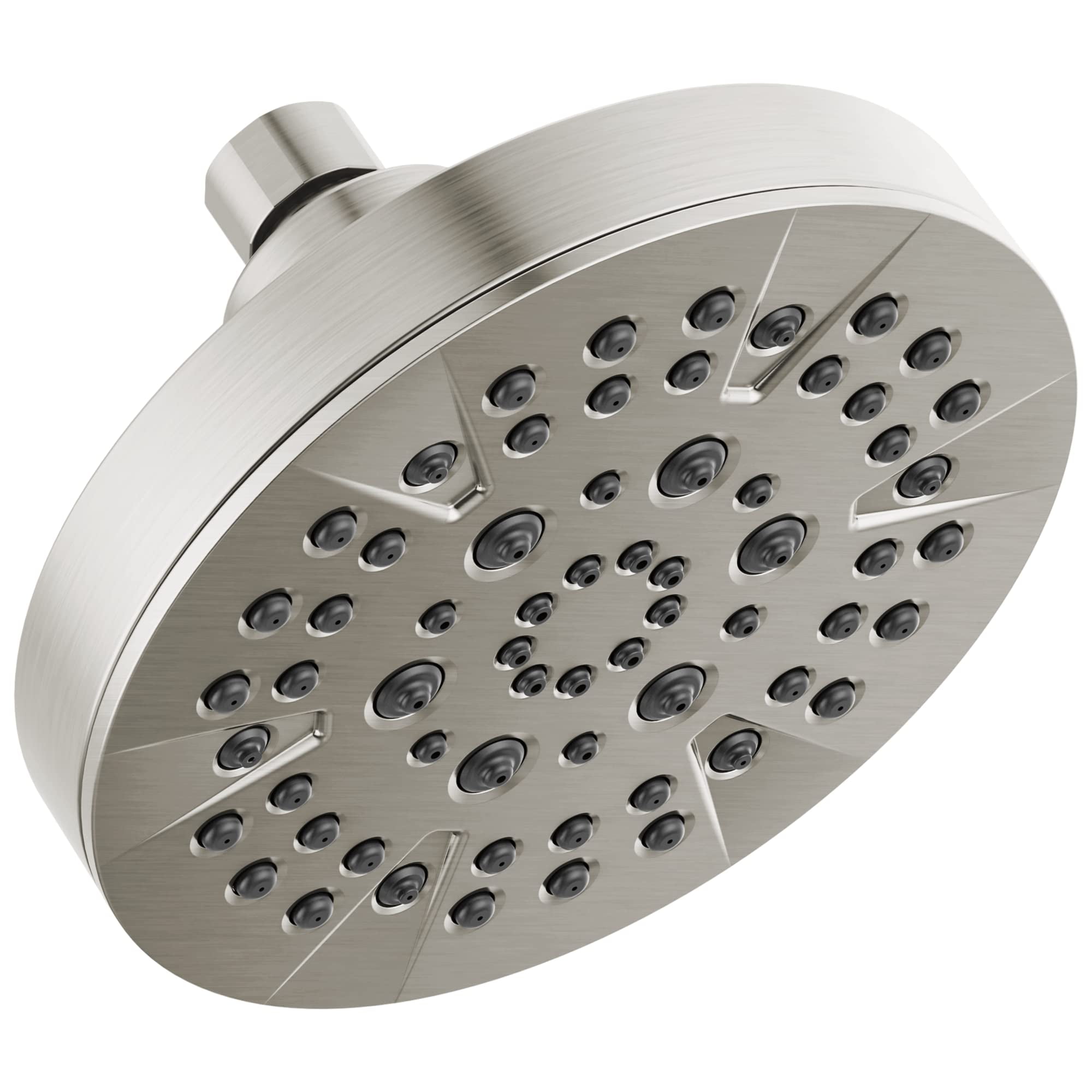 Delta 6-Setting Brushed Nickel Shower Head with High Pressure Spray, 6 ...