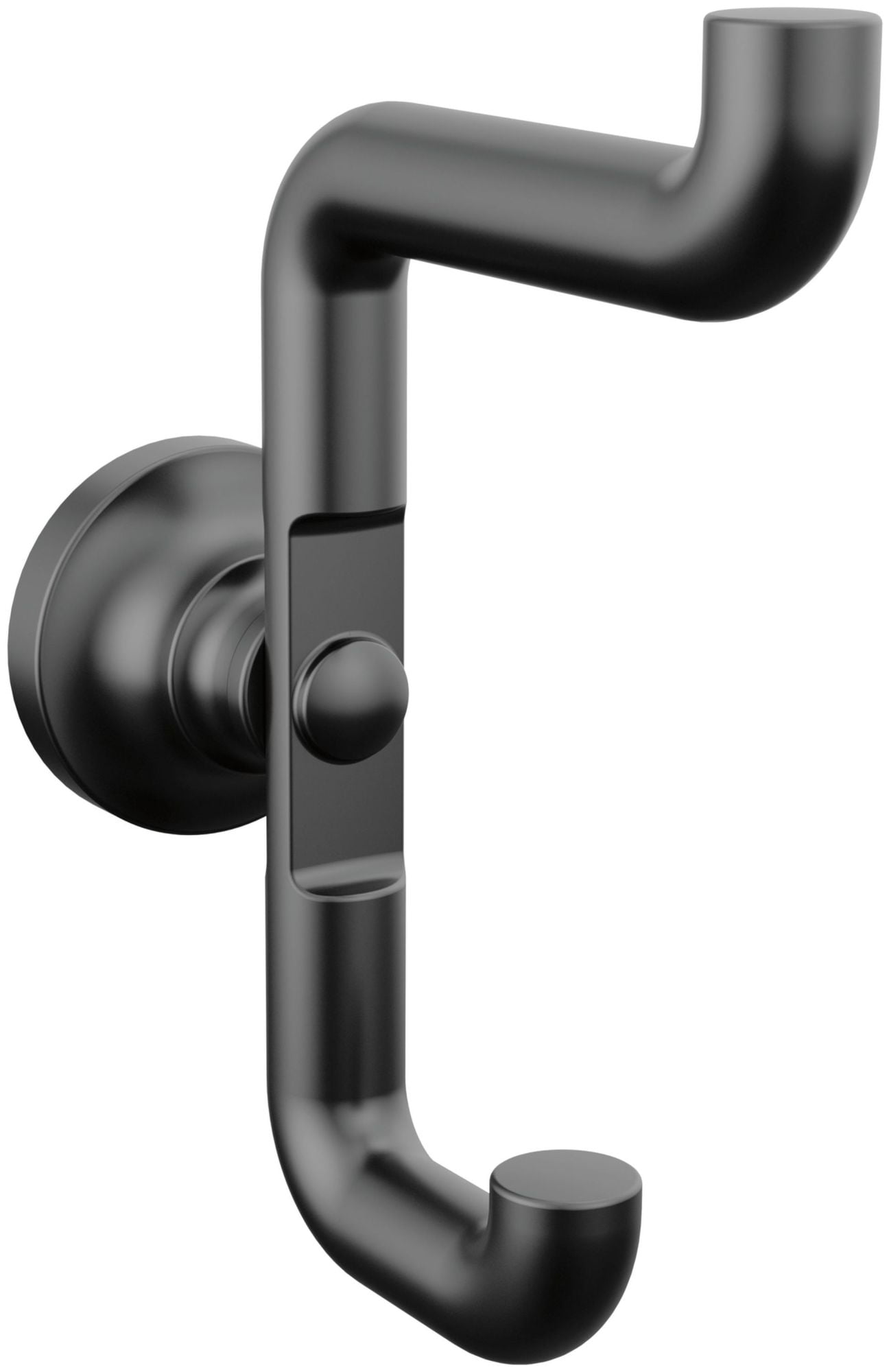 Delta 73535 Saylor Double Robe Hook - Black - Walmart.com
