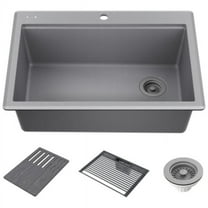 Free Shipping! Delta 75B933-33S Everest 32” Workstation Kitchen Sink ...