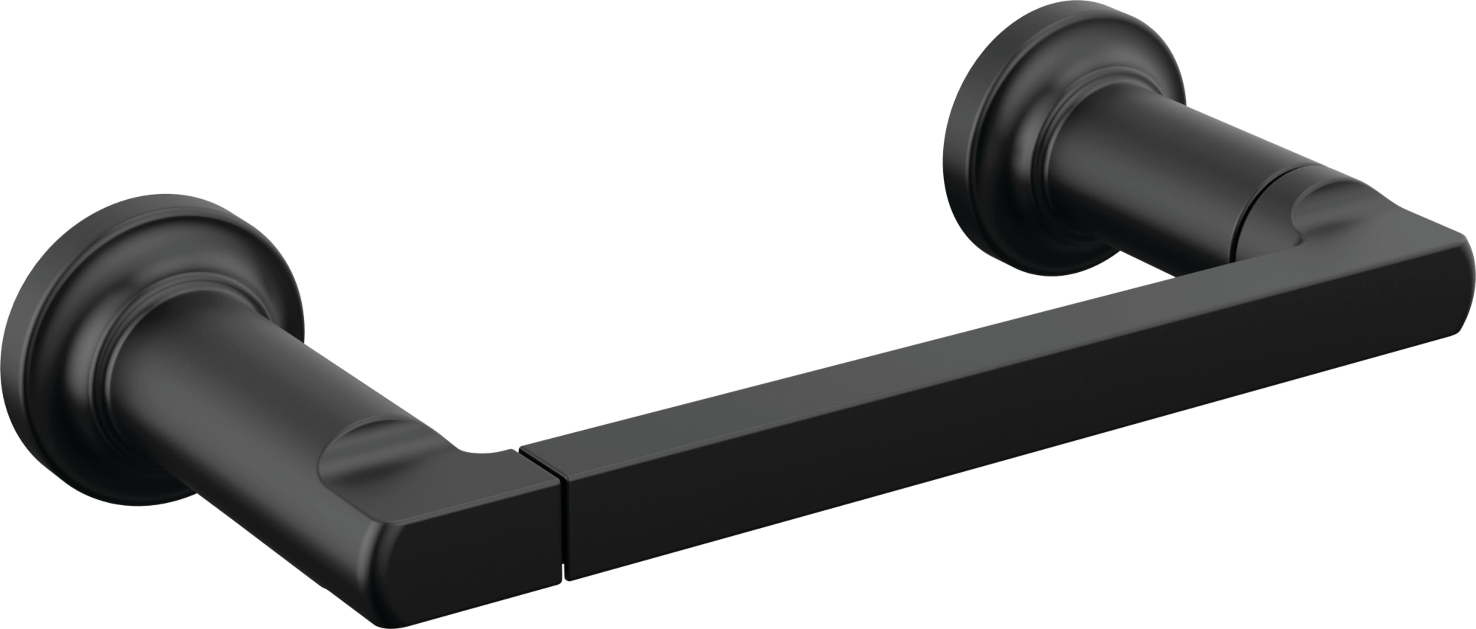 Delta 78955 Tetra Wall Mounted Pivoting Toilet Paper Holder - Black ...