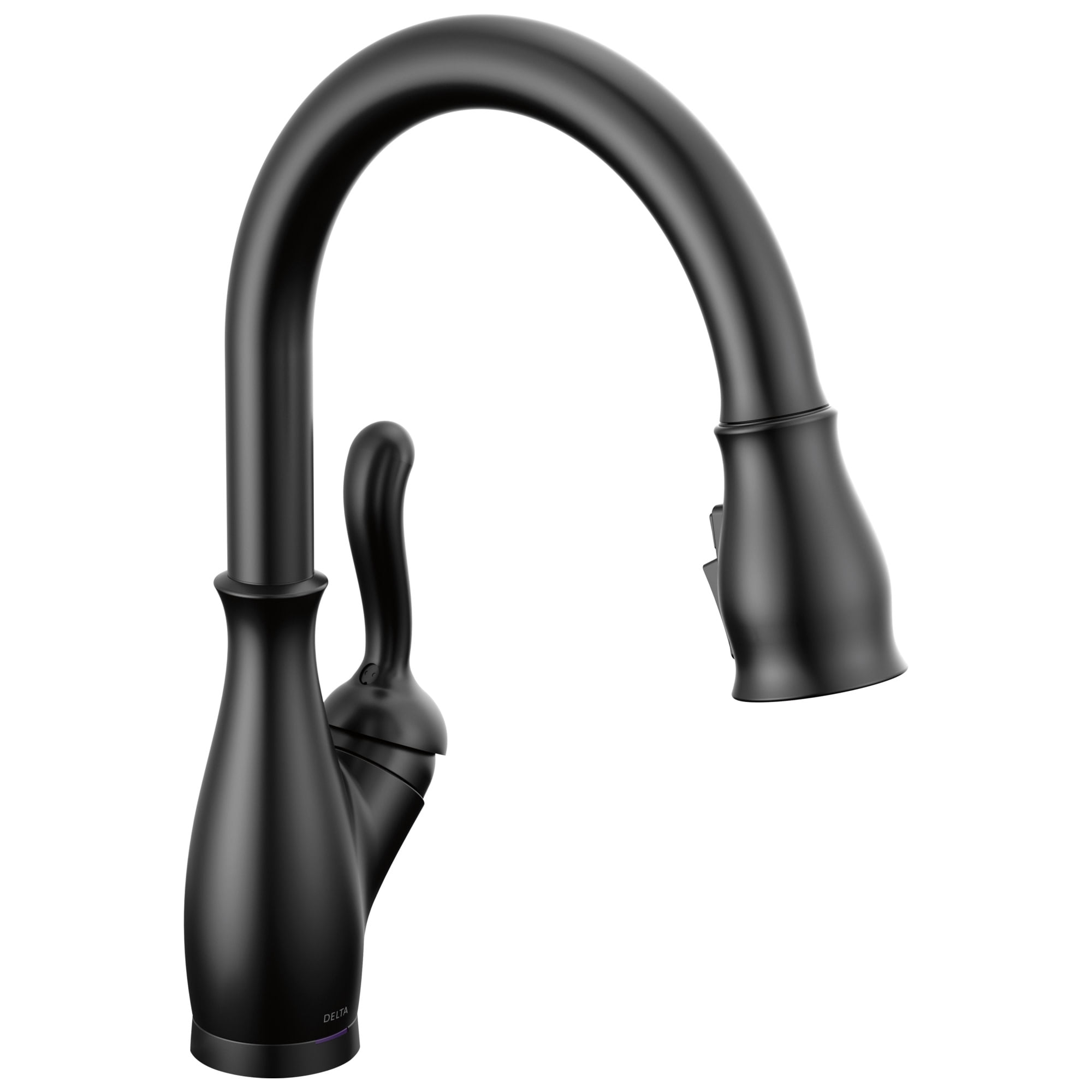 Delta 9178T Leland Pull-Down Kitchen Faucet - Black - Walmart.com