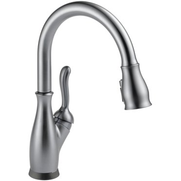 Delta Trinsic Single Handle Pull-Down Kitchen Faucet With Spring Spout ...