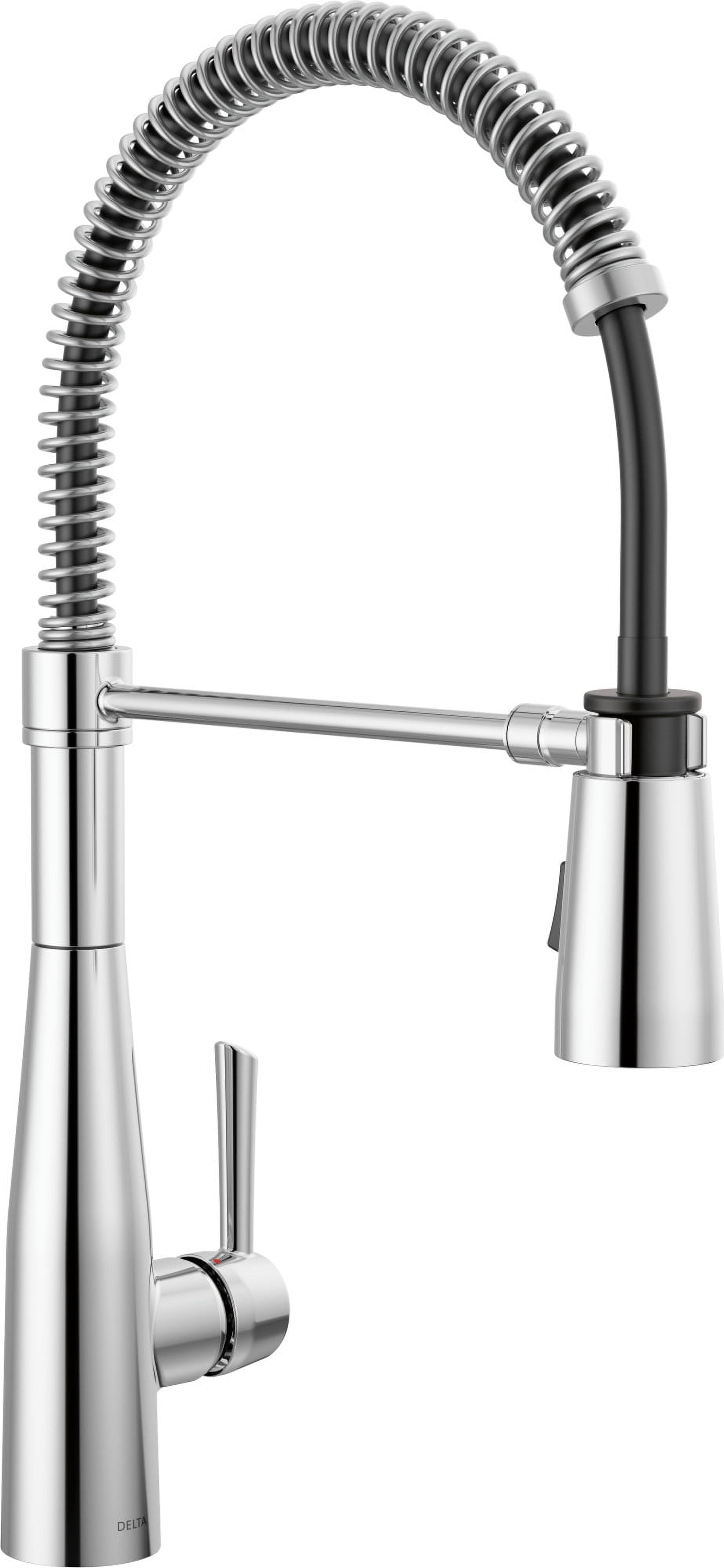 Delta 9613-Dst Essa 1.8 GPM Single Hole Pre-Rinse Pull Down Kitchen ...