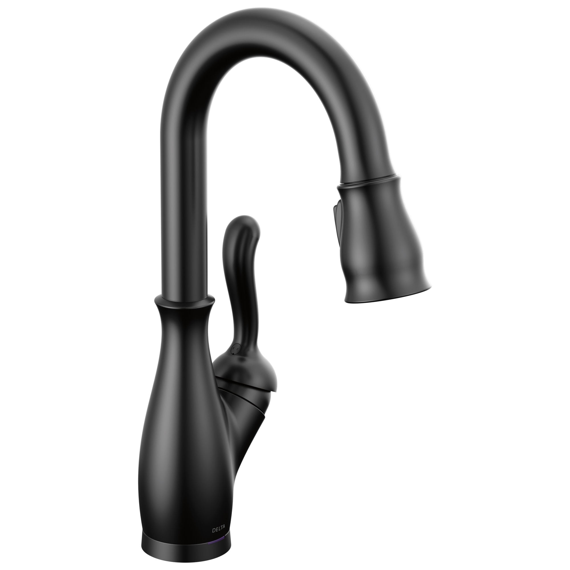 Delta 9678T-Dst Leland Deck Mounted Single Handle Pull-Down Bar Faucet ...