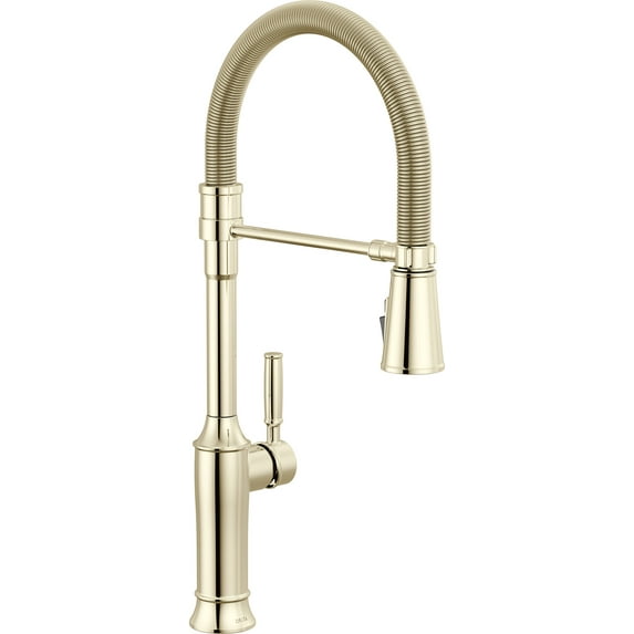 Delta 9684-Dst Renaldi 1.8 GPM Single Hole Pre-Rinse Kitchen Faucet ...