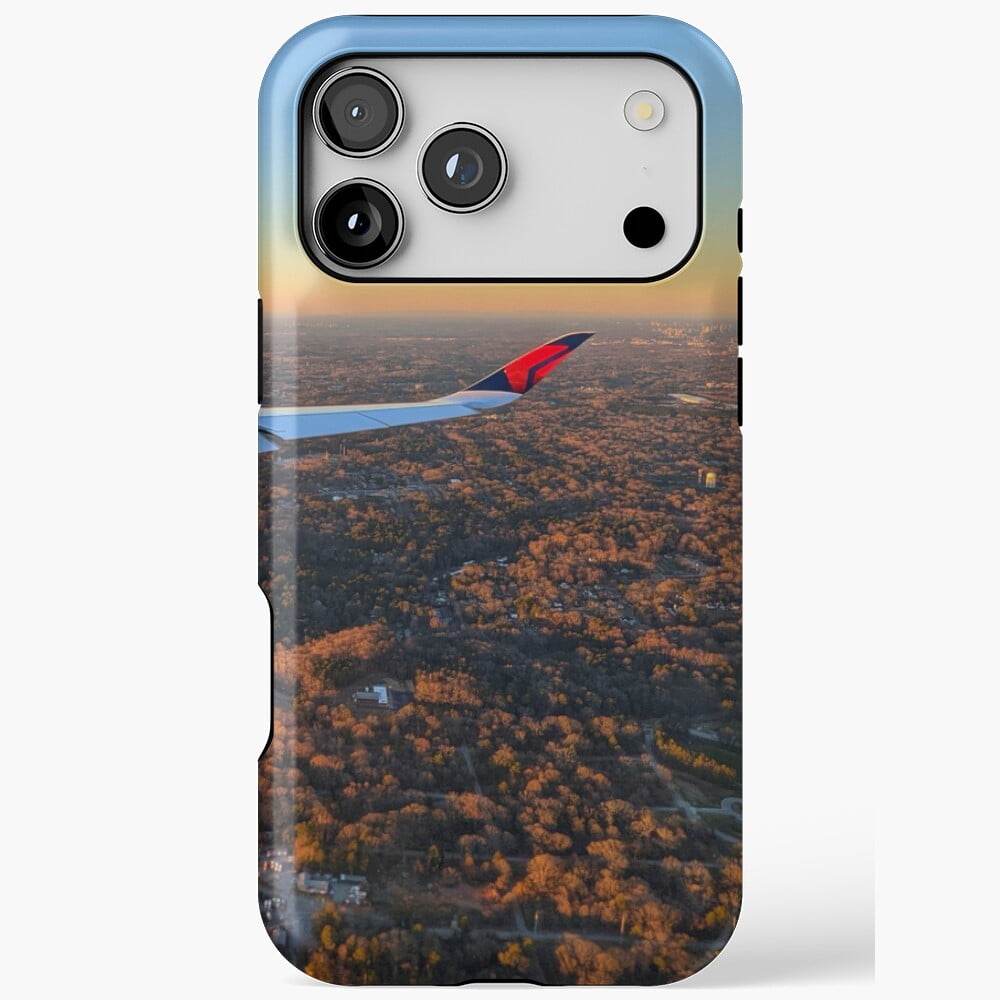Delta A350 Wingview Aviation Artwork For iPhone 11-17 Pro Max Phone ...
