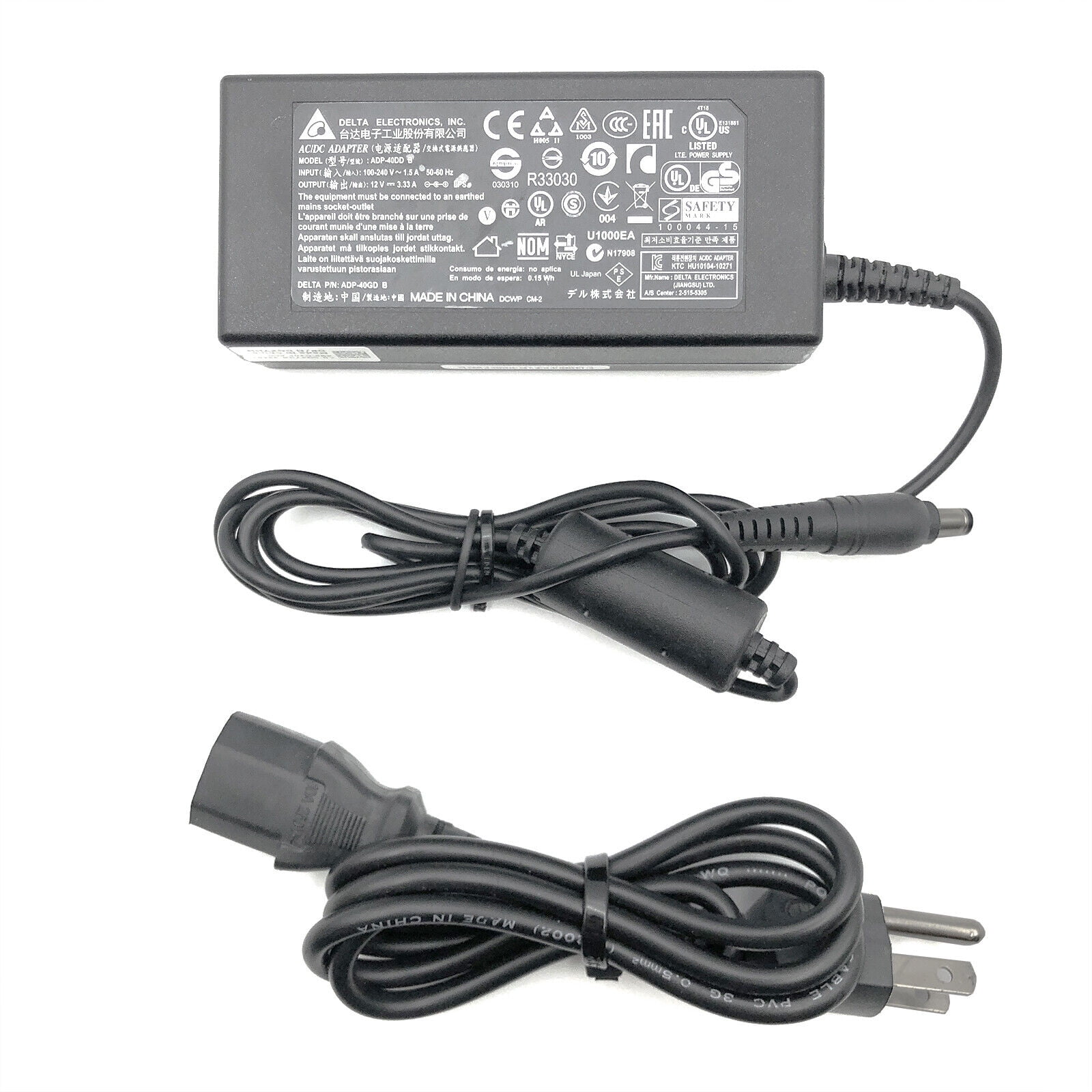Delta ADP-40DD B Power Supply, 12V 3.33A Output, 40W Input, Dell LED ...