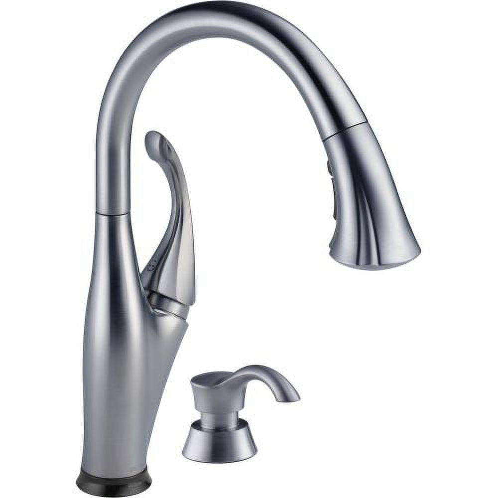 Delta Addison Single Handle Pull-Down Kitchen Faucet with Touch ...