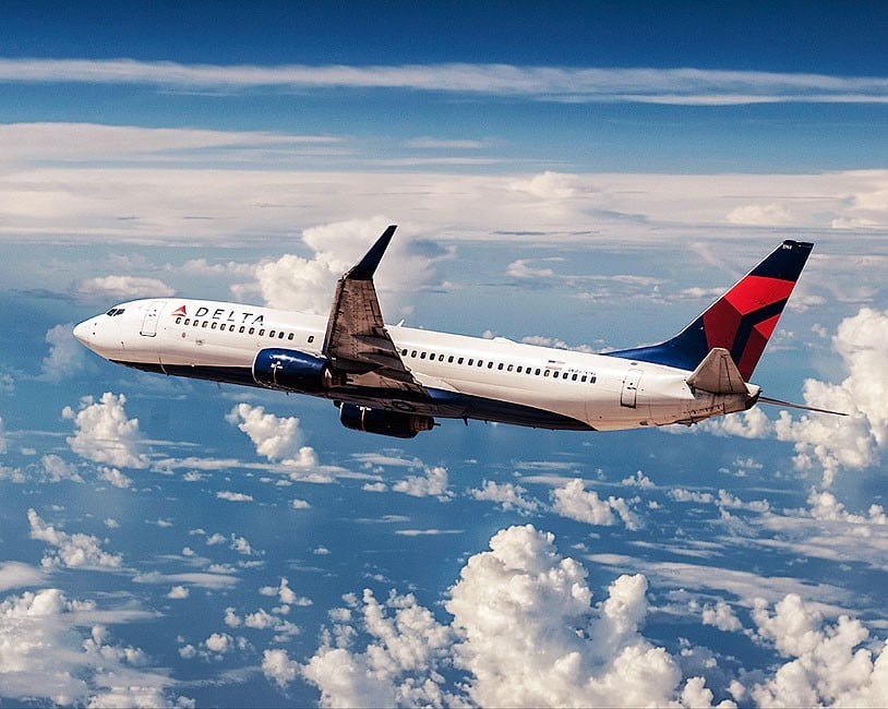 Delta Airlines Boeing 737 Style -2 - 20x30 Inch Glossy Laminated ...