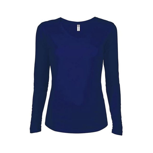 Delta Apparel 027362061401 Dri 30 by 1s Ladies Performance Long Sleeve ...