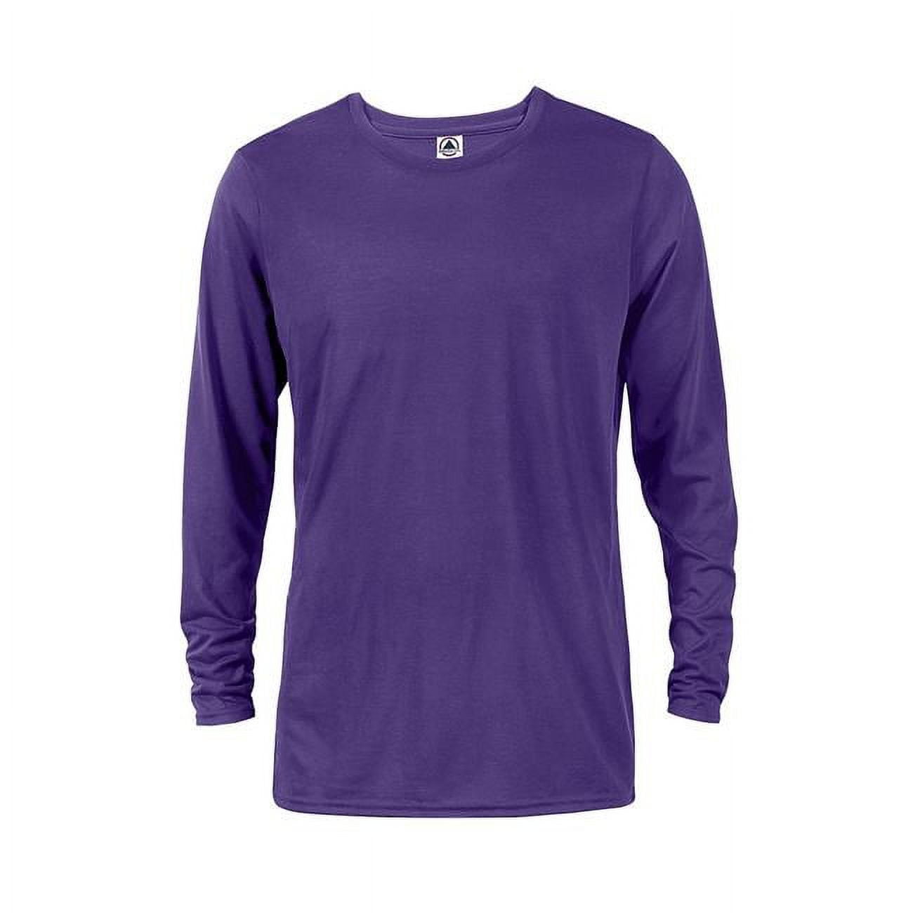 Delta Apparel 027362066789 Dri 30 by 1s Adult Performance Long Sleeve T ...