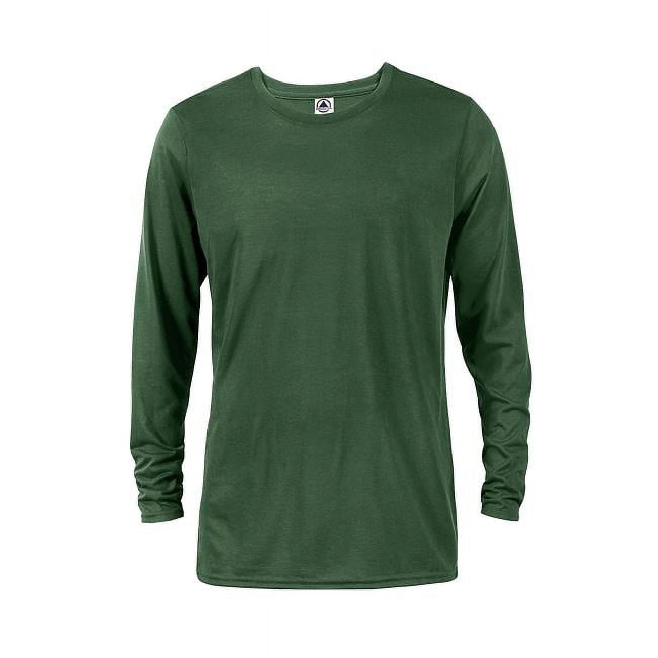 Delta Apparel 027362066963 Dri 30 by 1s Adult Performance Long Sleeve T ...