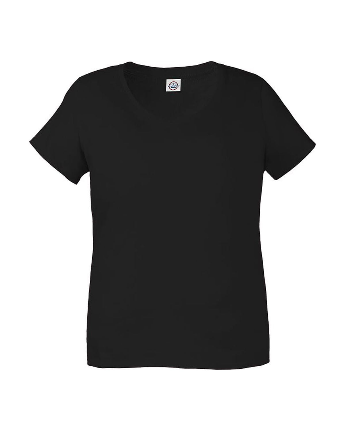 Delta Apparel 027362124410 Ringspun Ladies 20 by 1s Curvy T-Shirt ...