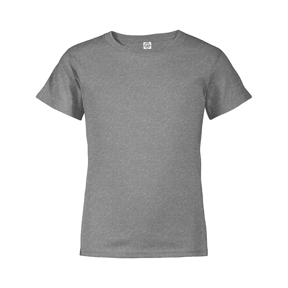 Delta Apparel Pro Weight Youth 5.2 oz Regular Fit T-Shirt, H72 Graphite ...