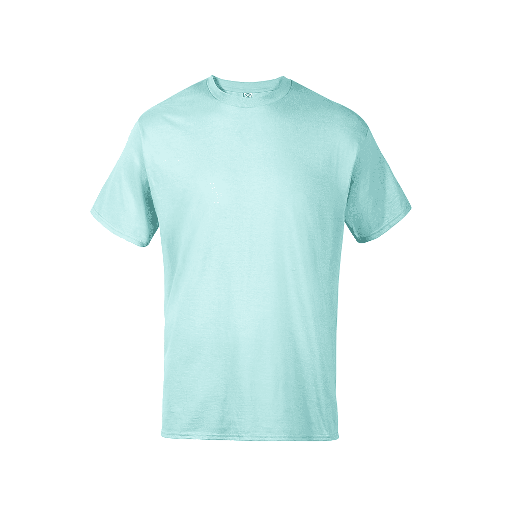 Delta Apparel Ringspun Adult 5.5 oz Surf T-Shirt, Celadon - Small ...