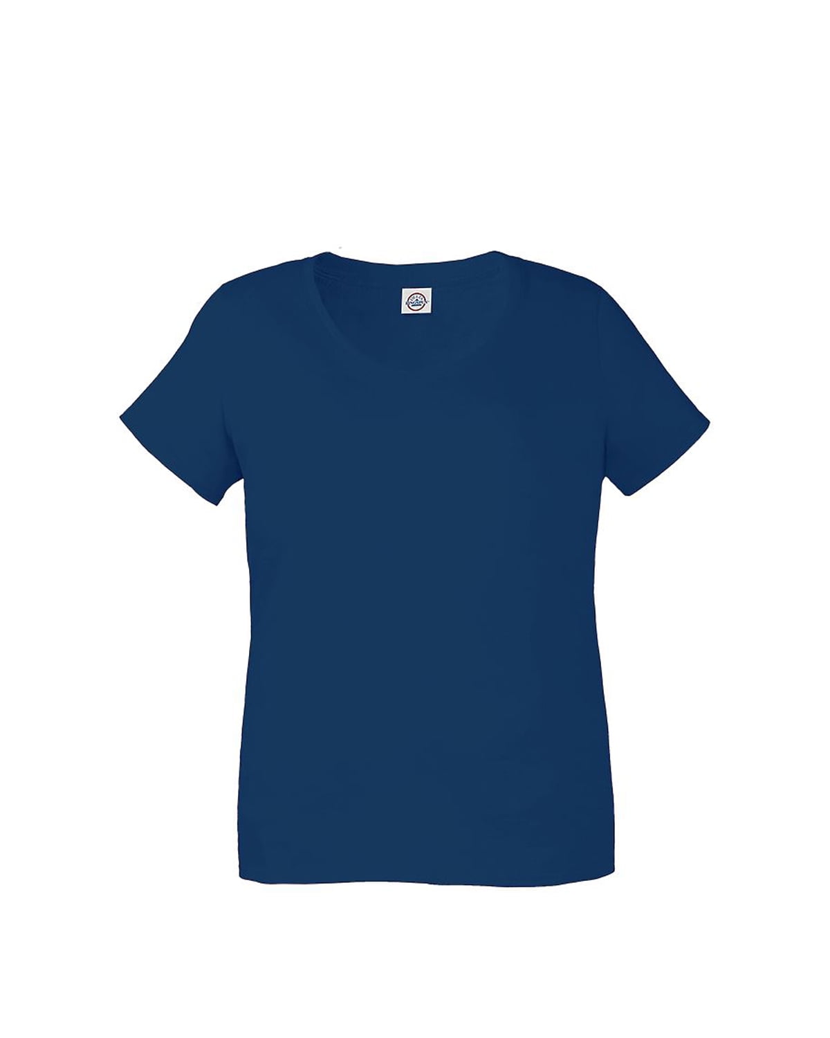 Delta Apparel Ringspun Ladies 20 by 1s Curvy T-Shirt, Athletic Navy ...