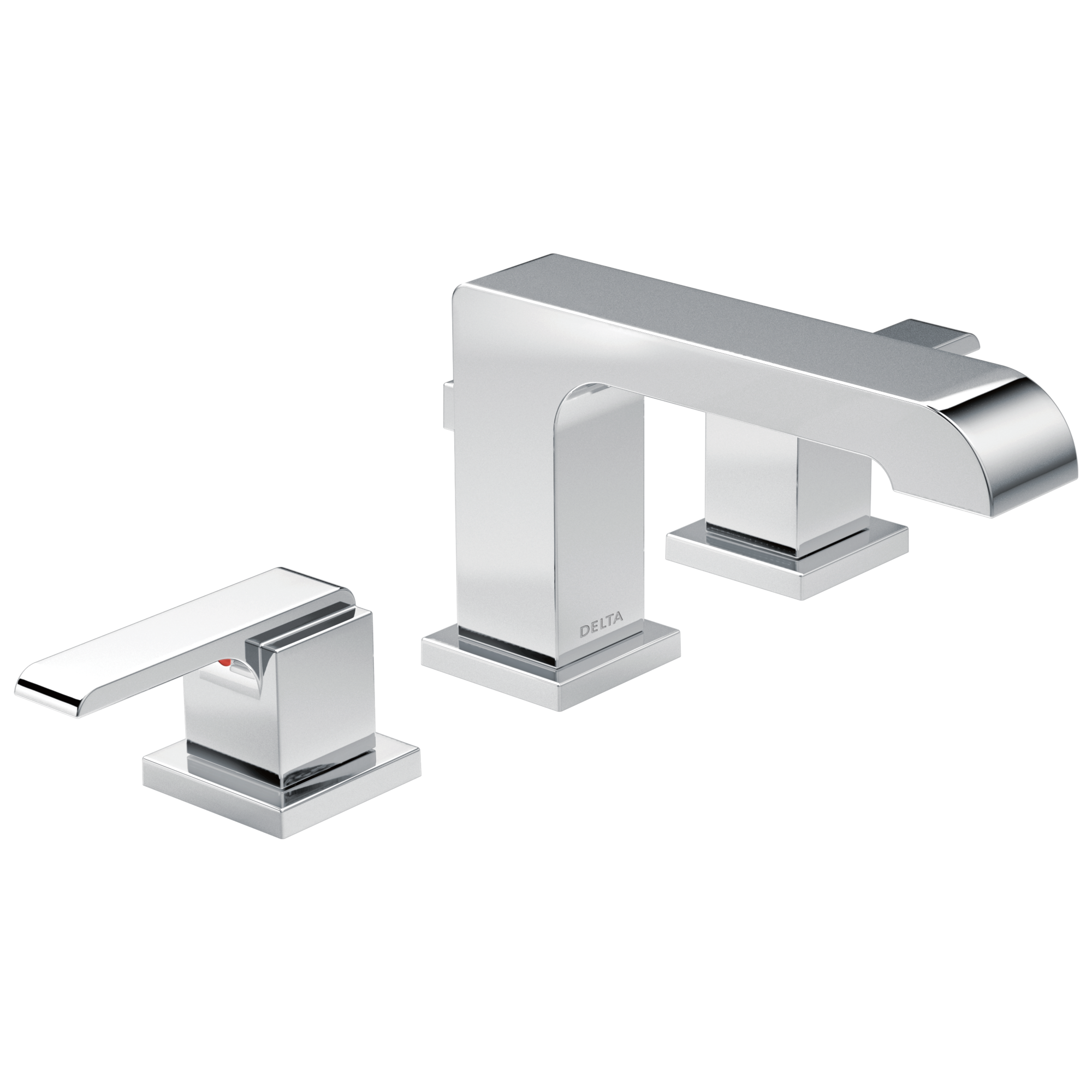 Commercial Commercial Two Handle Metering Slow-Close Bathroom Faucet in ...