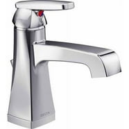 Delta Trinsic Single Handle High-Arc Spout Bathroom Faucet in Chrome ...