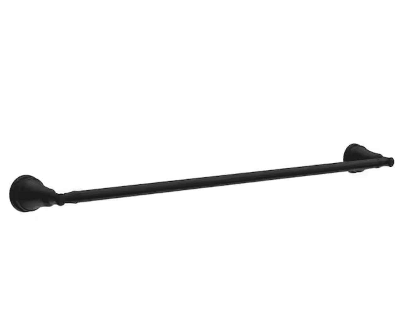 Delta Bath MYN18-MB Mylan 18" Towel Bar w/ 6" Extender Matte Black ...
