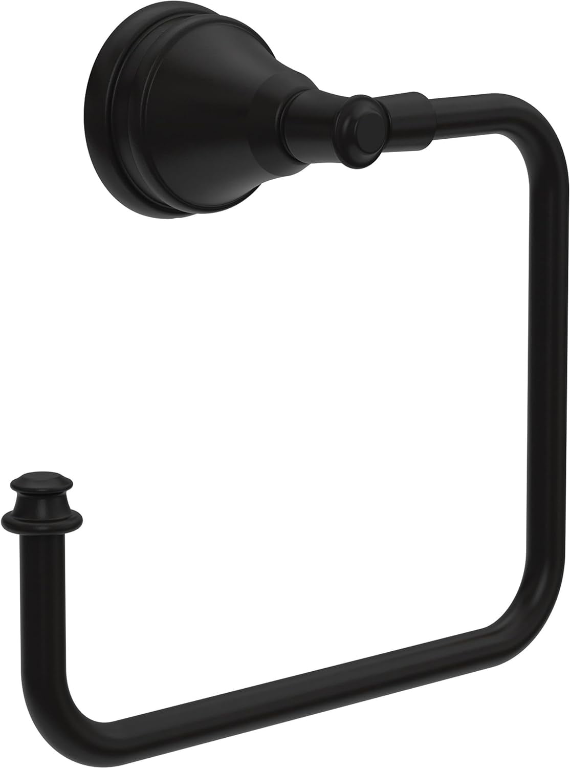 Delta Bath MYN46-MB Mylan Towel Ring Matte Black Finish - Walmart.com